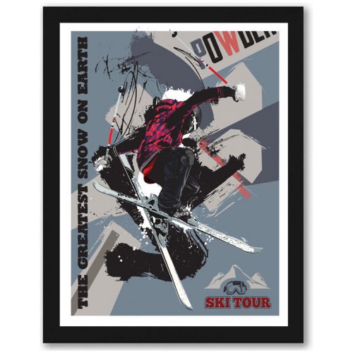 SKI TOUR - Tom Baker Art